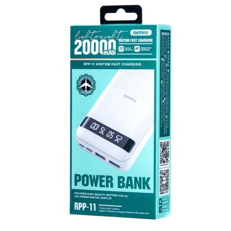 Achetez Power Bank 20000mah Rpp 11 Remax Hintom Charge Rapide 24a