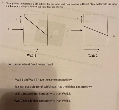 Solved 2 Steady State Temperature Distributions For The