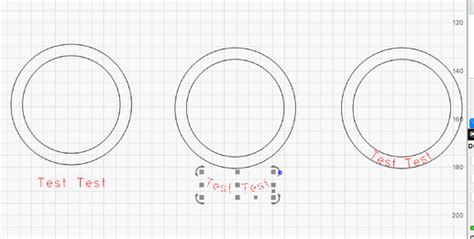Text Alignment At Text Combined With Circle LightBurn Software