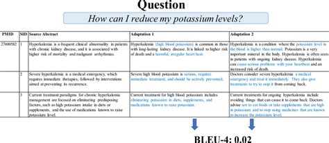 Example Of The Low Bleu 4 Score Between Human Adaptations From Two