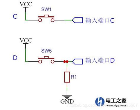 上拉电阻和下拉电阻的原理 上拉电阻怎么接 csdn博客