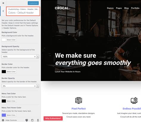 Header Styles And Logos Default Light Dark