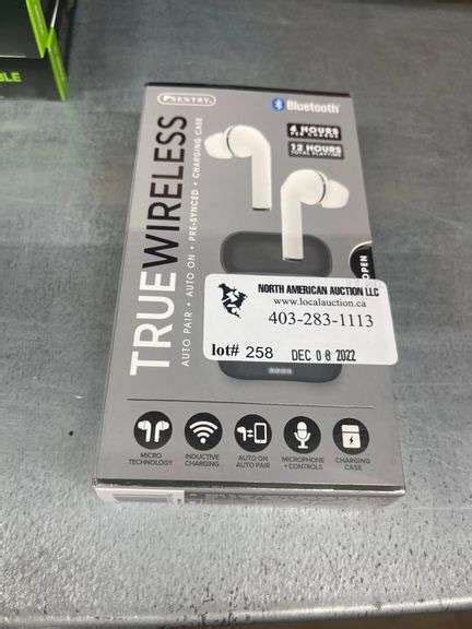 Sentry True Wireless Earbuds W Charging Case North American Auction Llc