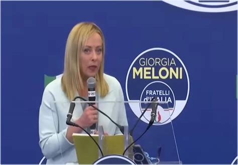 Italy Conservative Giorgia Meloni To Becomes First Woman Prime