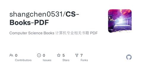 Github Shangchen Cs Books Pdf Computer Science Books Pdf