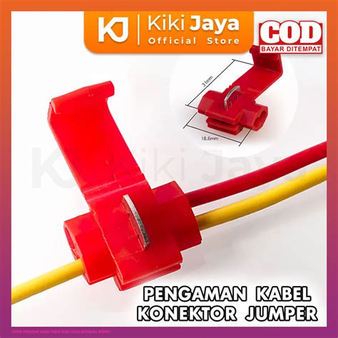 Jual KIKI Konektor Kabel Jumper Konektor Kabel Jumper Snap Scotch Lock Pengaman Adapter