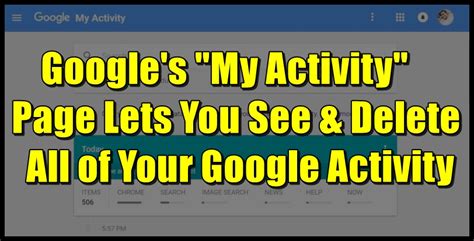 Permanently Delete ALL Your Google Activity History 1redDrop