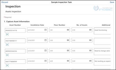 Matrix Dynamic Component Within Inspections For Dynamics 365 Field