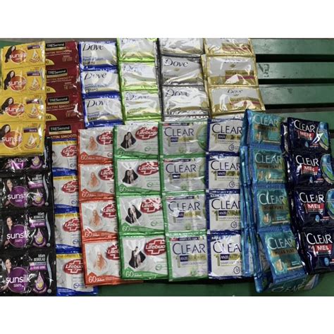 Jual Shampoo Sashet All Variant Merk 9ml X 12pcs 1 Renceng Shopee