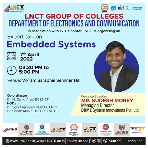 Expert Talk On Embedded Systems LNCT Group