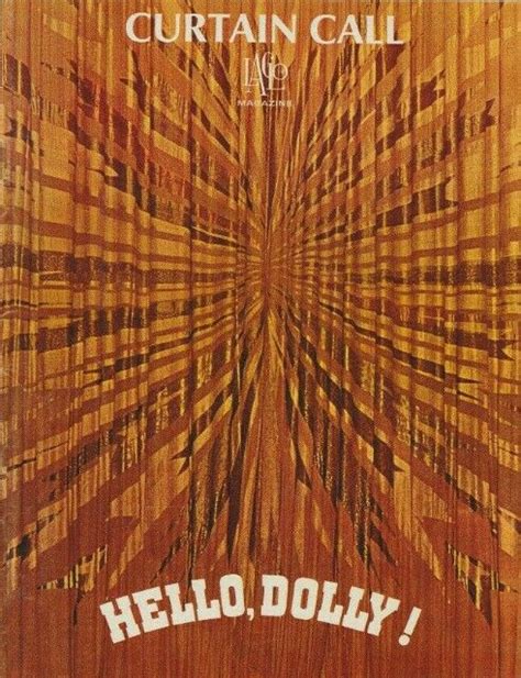 Hello Dolly 1965 Los Angeles Playbill