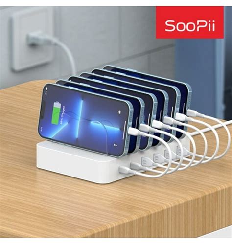 Soopii Led 6포트 Pd Pps 고속 멀티충전기 Cs60pd 업소용 티몬