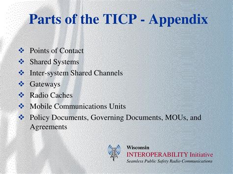 Ppt Tactical Interoperable Communication Plan Ticp Powerpoint Presentation Id 1296184