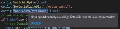 paddle inference c 设置enabletensorrtengine的参数use static为true时