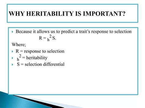 Different Variance Components In Genetics Pptx