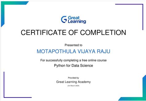 Finished Python For Data Science Course Vijaya Raju Yadav Posted On