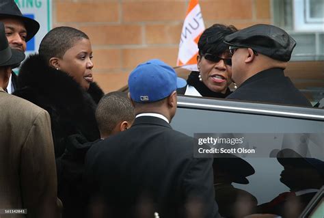 Cleopatra Pendleton Arrives With Her Husband Nate For The Funeral Of News Photo Getty Images
