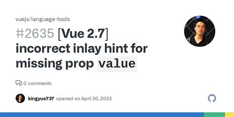 [vue 2 7] incorrect inlay hint for missing prop `value` · issue 2635