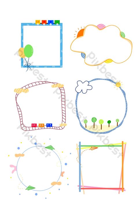 Cute Border Png Images Psd Free Download Pikbest