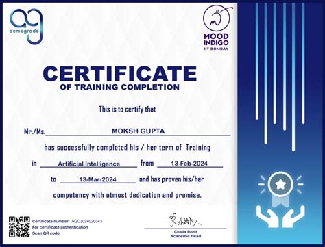 Moksh Gupta On Linkedin Artificialintelligence Training Acmegrade Moodindigo Iitbombay