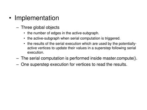 Ppt Optimizing Graph Algorithms On Pregel Like Systems Powerpoint