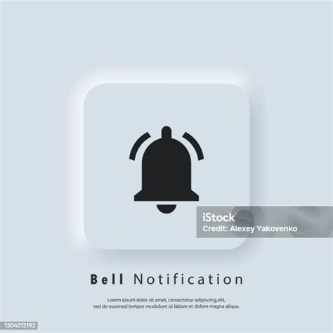 알림 아이콘입니다 벨 알림 및 사운드 아이콘 들어오는 받은 편지함 메시지에 대한 알림 벨 아이콘입니다 알람 시계 및 스마트 폰 응용 프로그램 경고벨 링 벡터 Eps 10