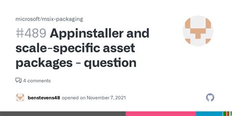 Appinstaller And Scale Specific Asset Packages Question Issue Microsoft Msix