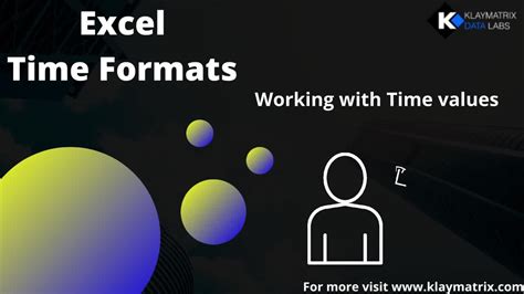 klaymatrix data labs on linkedin time formats in excel