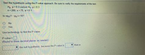 Solved Test The Hypothesis Using The P Value Approach Be Chegg