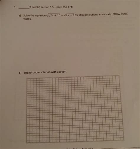 solved 5 3 points section 5 5 page 359 74 2x 10