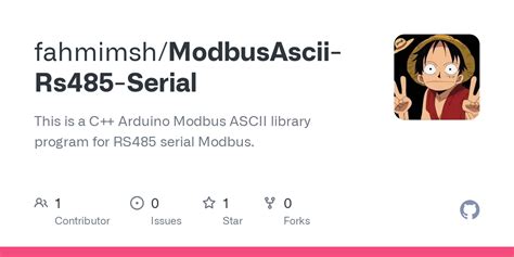 Github Fahmimsh Modbusascii Rs485 Serial This Is A C Arduino