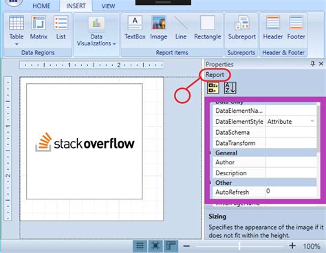 C How Do I Remove Or Disable WPF Window Report Designer Properties Stack Overflow