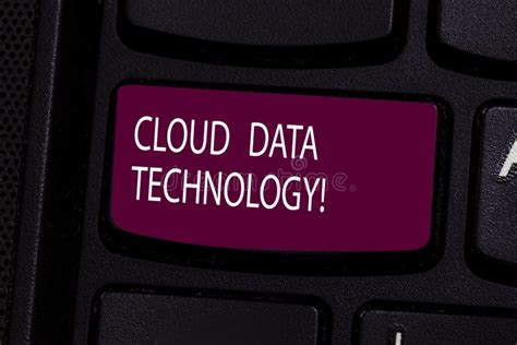 Handwriting Text Cloud Data Technology Concept Meaning Save And Access