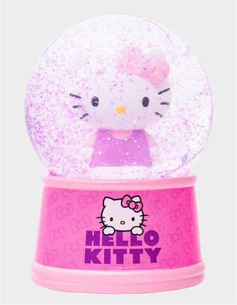 Sanrio Hello Kitty Snow Globe Pink One Size Tillys