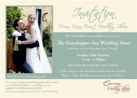 The Grasshopper Inn Westerham Don T Forget Our Wedding Show This