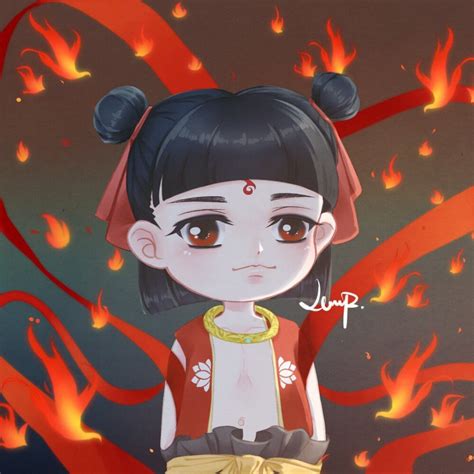 哪吒卡通头像q版 千图网