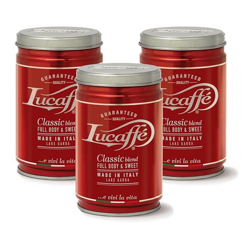 Lucaffè Classic Caffè Macinato 250g 3 Pezzi Lucaffè