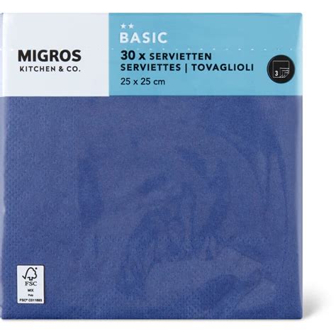 Napkins 25x25cm • Migros