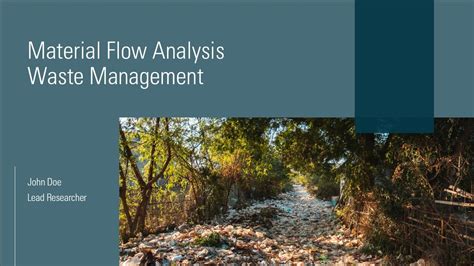Material Flow Analysis Waste Management Ppt Presentation Acp