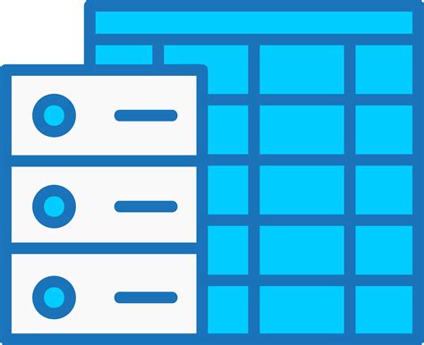Data Table Vector Icon 16812947 Vector Art At Vecteezy