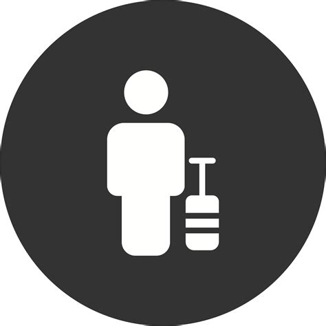 Passenger Vector Icon 19796103 Vector Art At Vecteezy