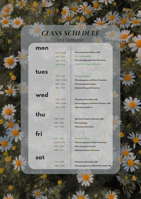 Class Schedule Organization Tips