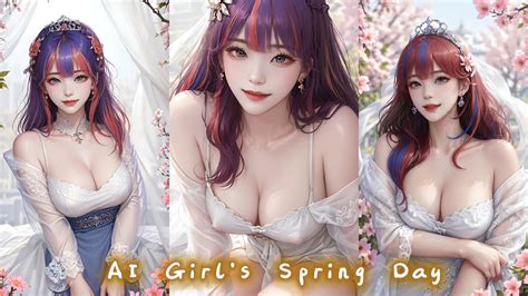 【ai Art】ai Girls Spring Day Youtube