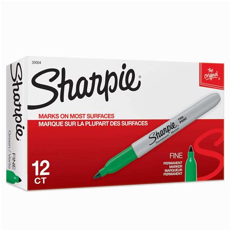 Marcador De Cera Rojo 12 Pzs Sharpie Master Industrial