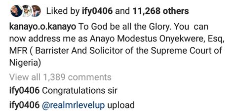 Actor Kanayo O Kanayo Called To Bar Says His Long Time Dream Has Come To Pass Celebrities