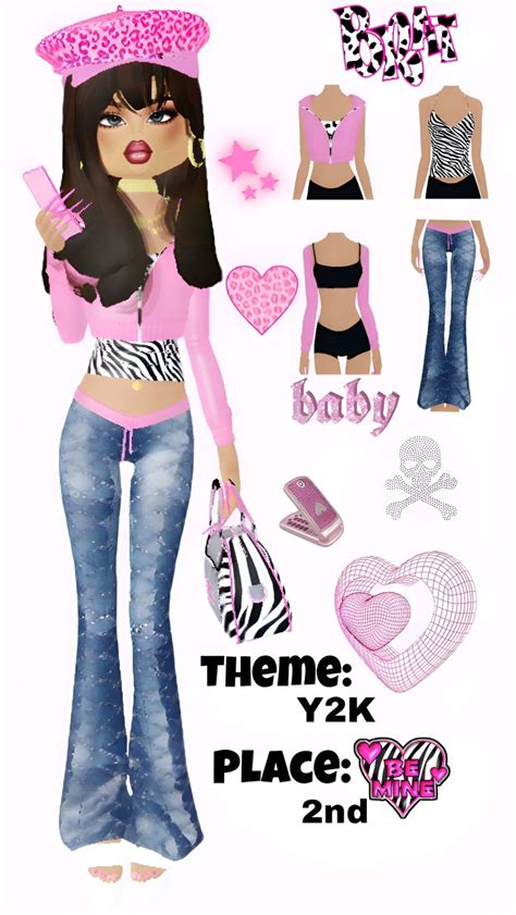 Dress To Impress Y2k Theme Outfit Idea Like And Follow For More