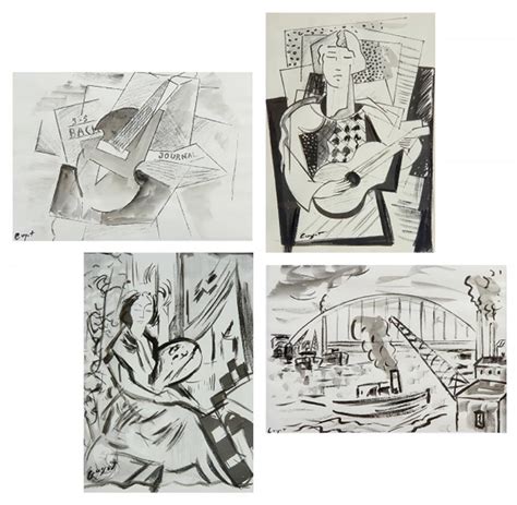 Sold Price Jacques Henri Guyot 1946 Compositions Cubo Futuristes February 4 0123 2 30 Pm Cet