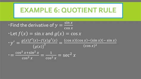 Section 2 3 Day 1 Product And Quotient Rules And Higher Order Derivatives Ppt Download