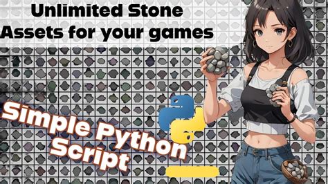 Create Unlimited Stone Assets Procedural By Using A Simple Python