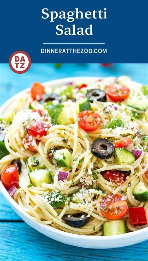 Spaghetti Salad Cold Pasta Salad Recipes Easy Pasta Salad Recipe Dinner Salads